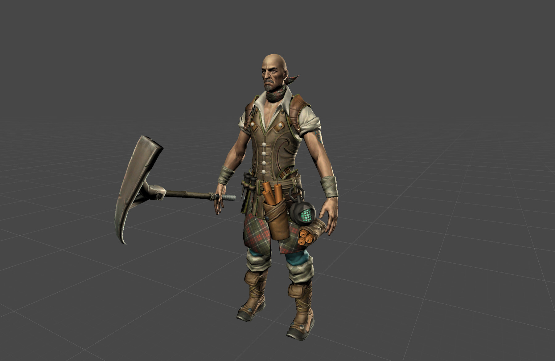 ArtStation - Miner Human Goblin | Game Assets