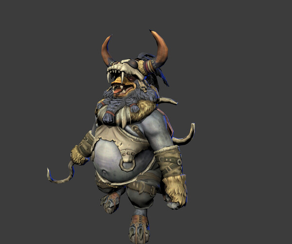 ArtStation - Duck Fighter Beast Chief | Game Assets