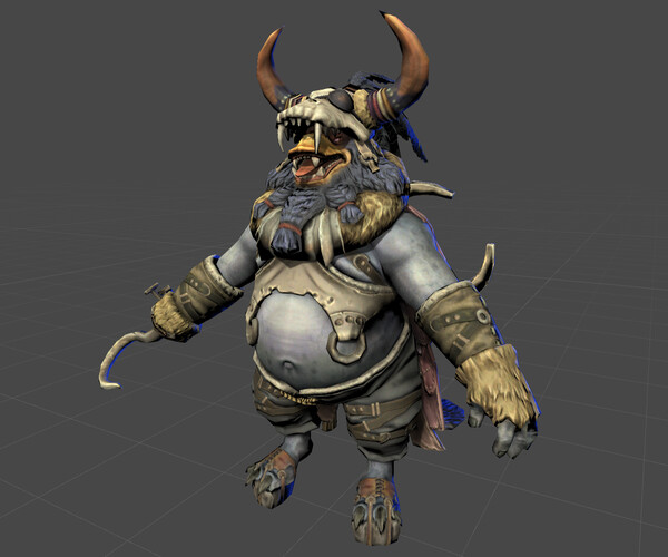 ArtStation - Duck Fighter Beast Chief | Game Assets