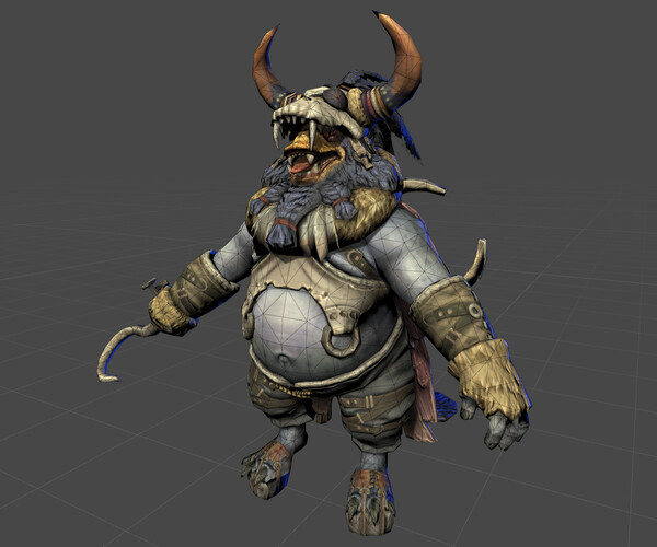 ArtStation - Duck Fighter Beast Chief | Game Assets