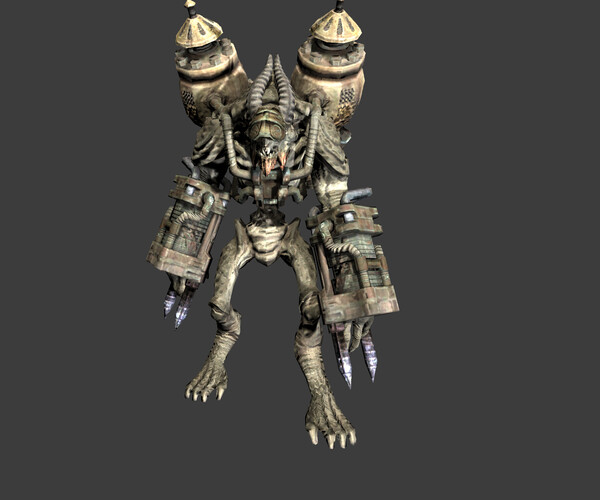 ArtStation - Demon Giant Mutant Alien Assassin | Game Assets