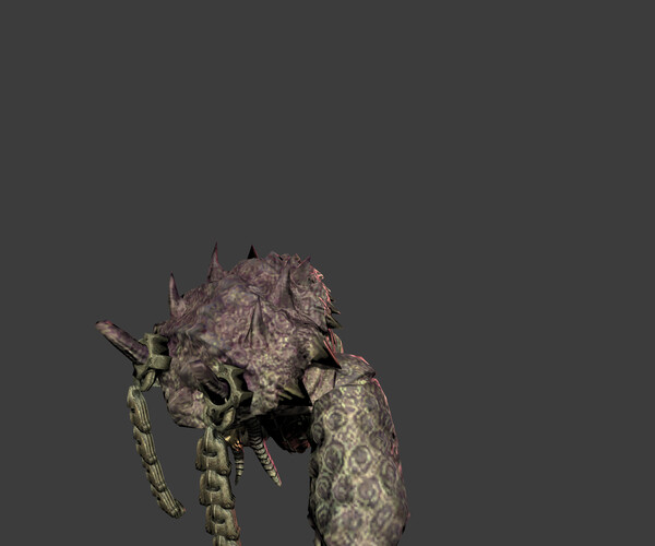 ArtStation - Demon Giant Mutant Worker | Game Assets