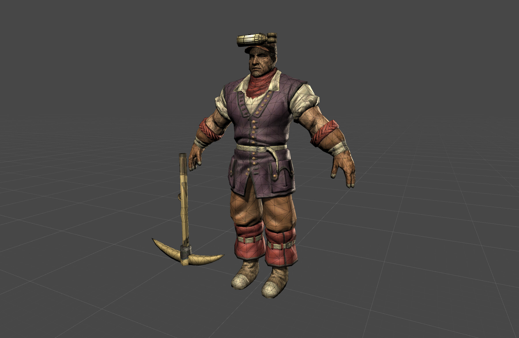 ArtStation - Human Miner Male | Game Assets