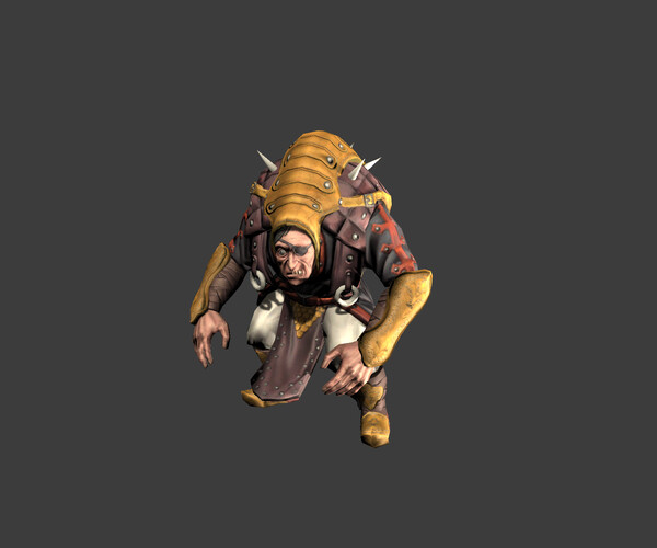 ArtStation - One Eye Villain Mutant | Game Assets