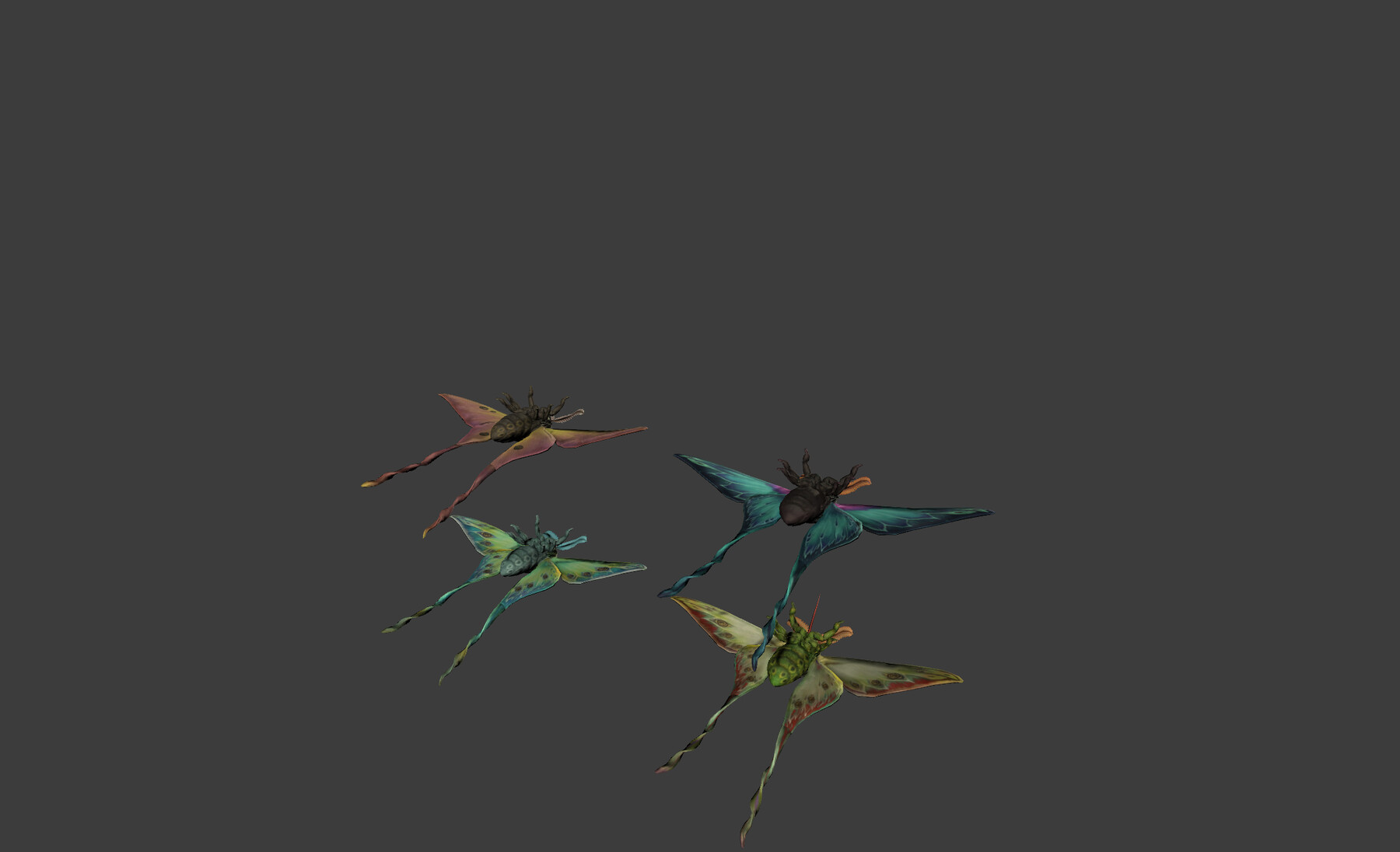 ArtStation - Alien Moth Mutant | Game Assets