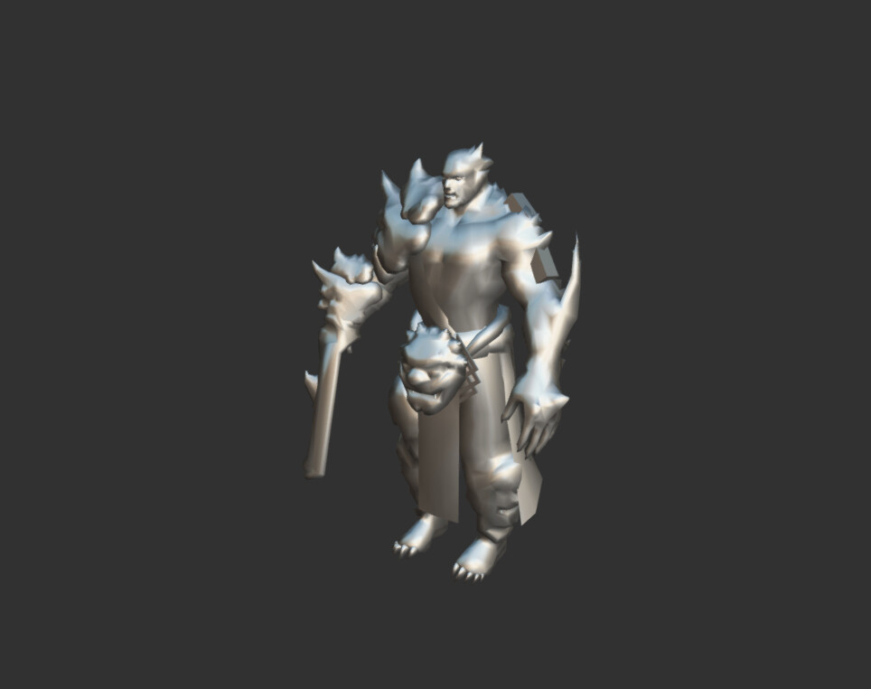 ArtStation - Demon Mutant Fighter | Game Assets