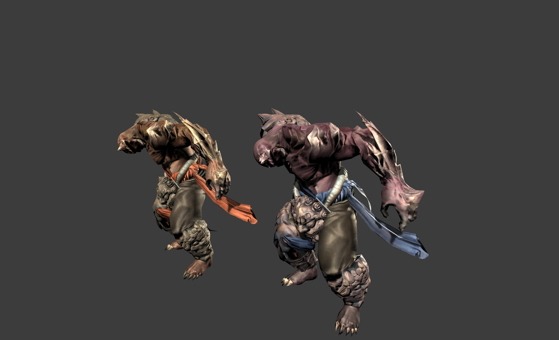 ArtStation - Demon Mutant Fighter | Game Assets