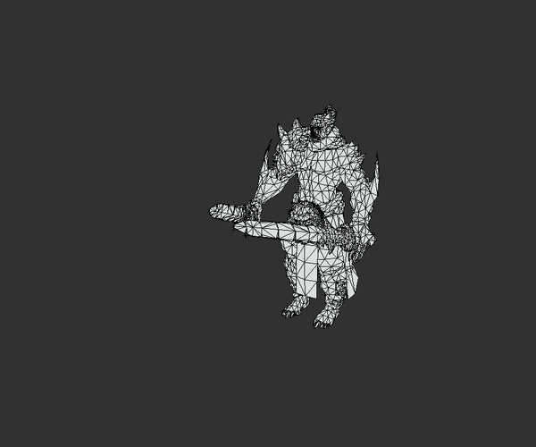 ArtStation - Demon Mutant Sword Master | Game Assets