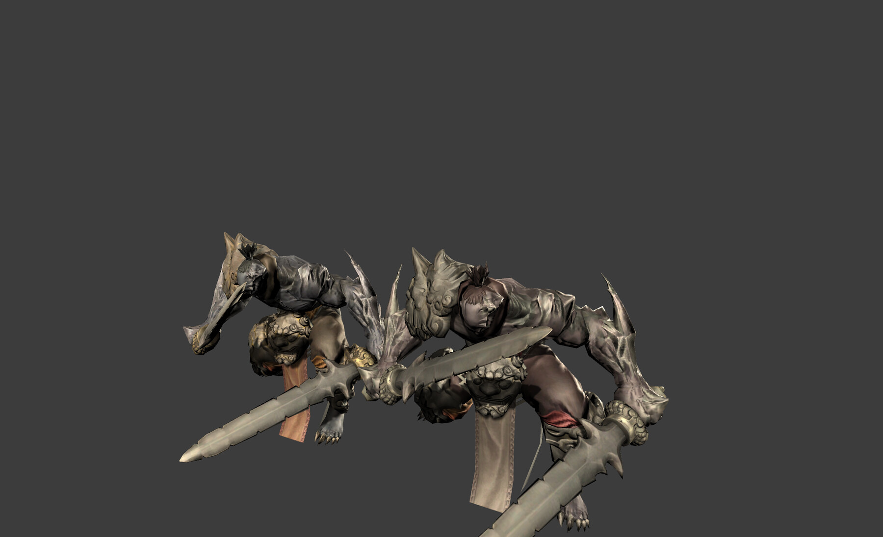 ArtStation - Demon Mutant Sword Master | Game Assets