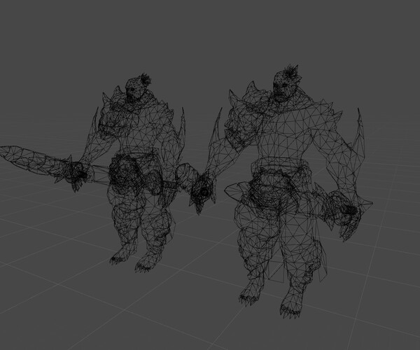 ArtStation - Demon Mutant Sword Master | Game Assets