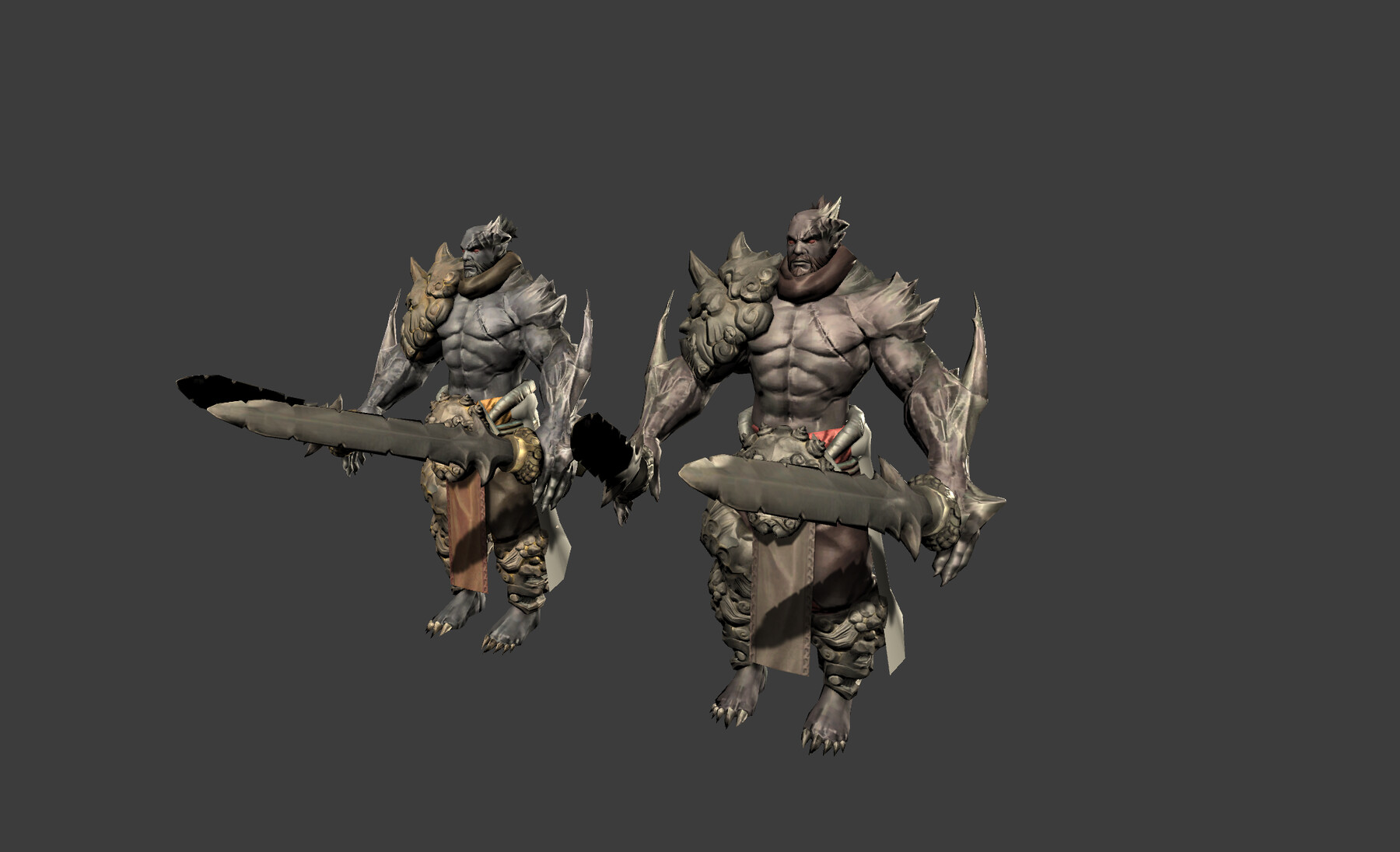 ArtStation - Demon Mutant Sword Master | Game Assets