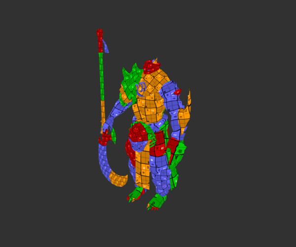 ArtStation - Demon Mutant Wizard | Game Assets