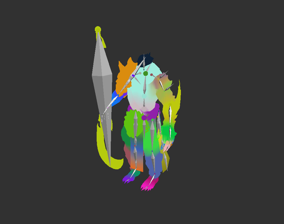 ArtStation - Demon Mutant Wizard | Game Assets