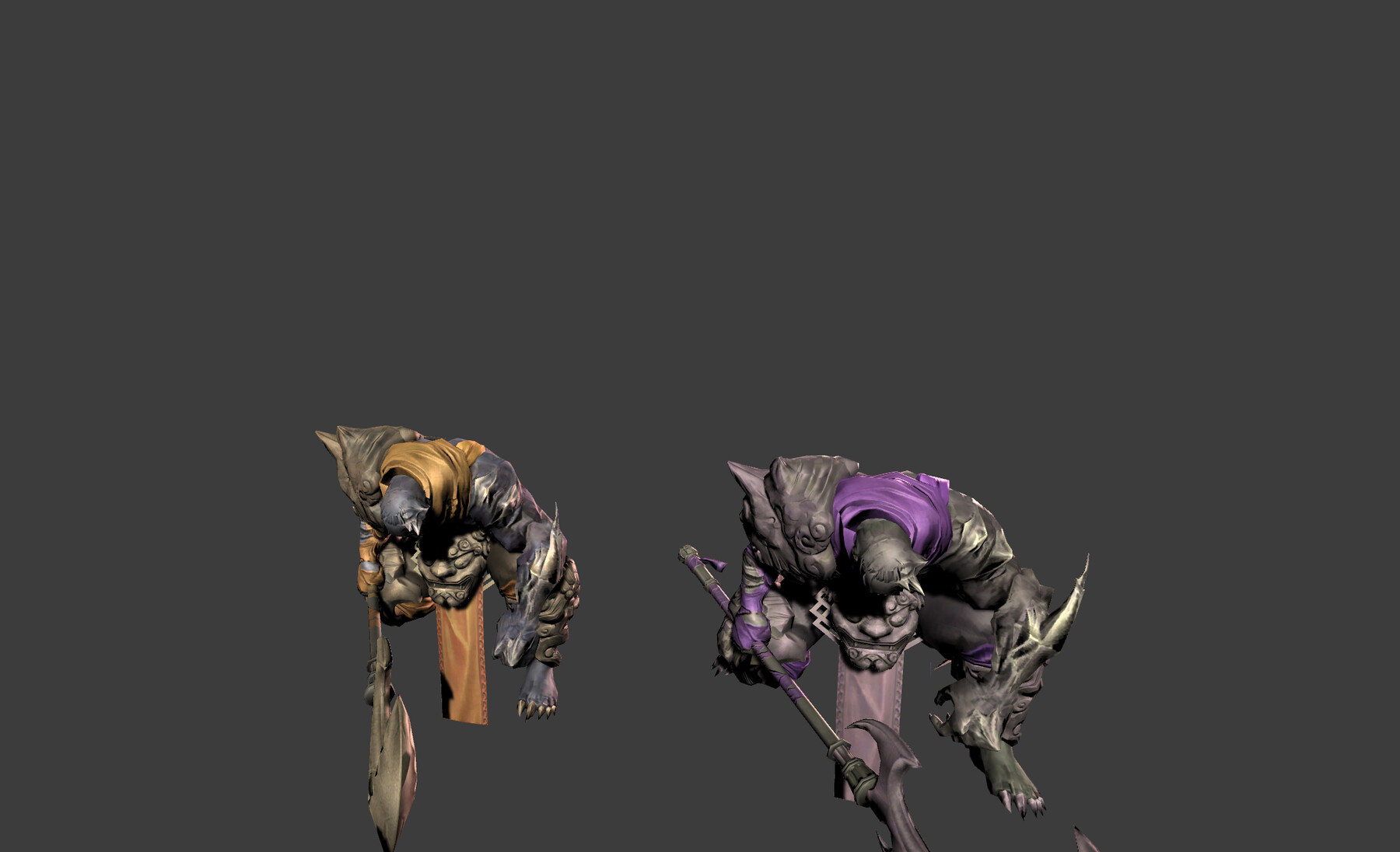 ArtStation - Demon Mutant Wizard | Game Assets