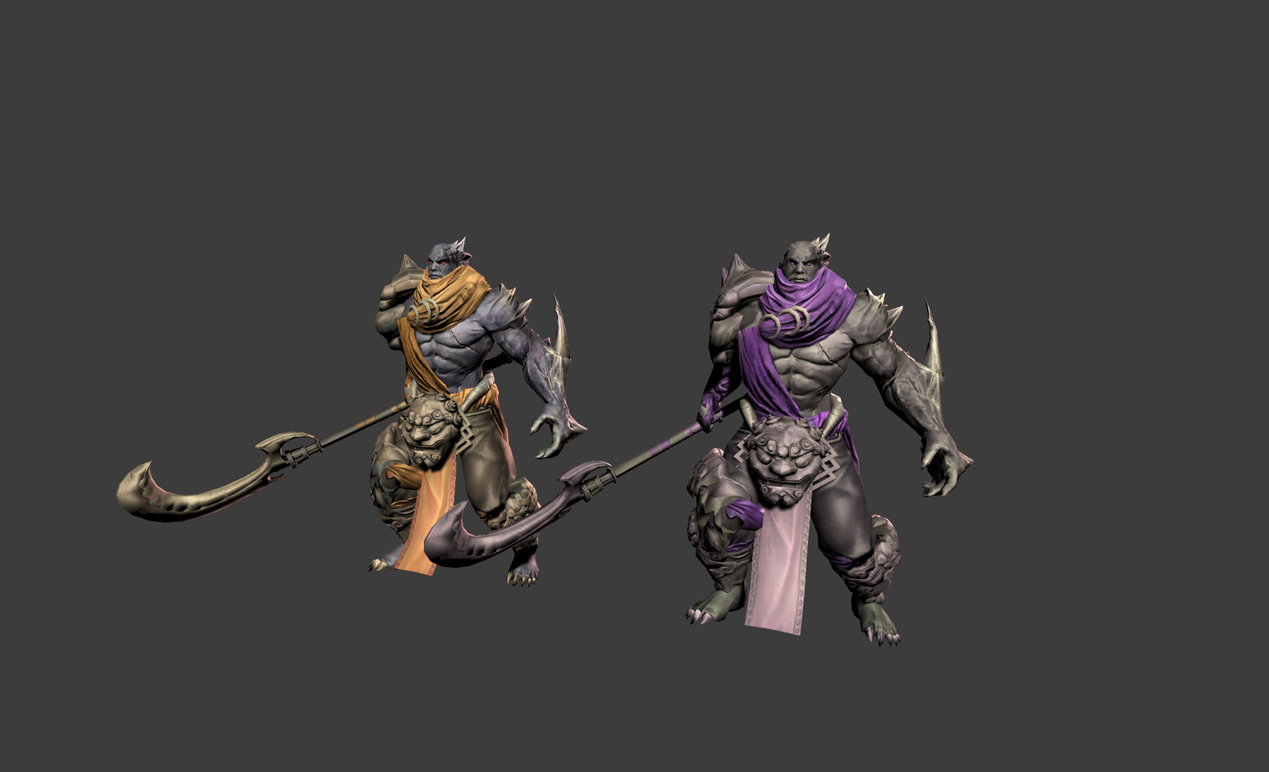 ArtStation - Demon Mutant Wizard | Game Assets