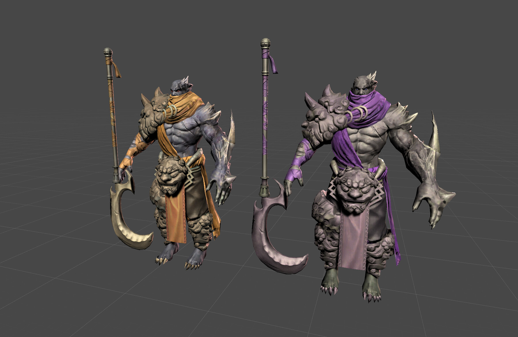 ArtStation - Demon Mutant Wizard | Game Assets