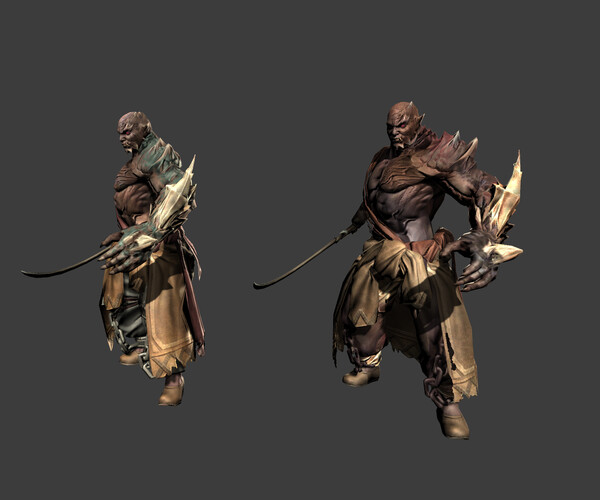 ArtStation - Demon Mutant Blade | Game Assets