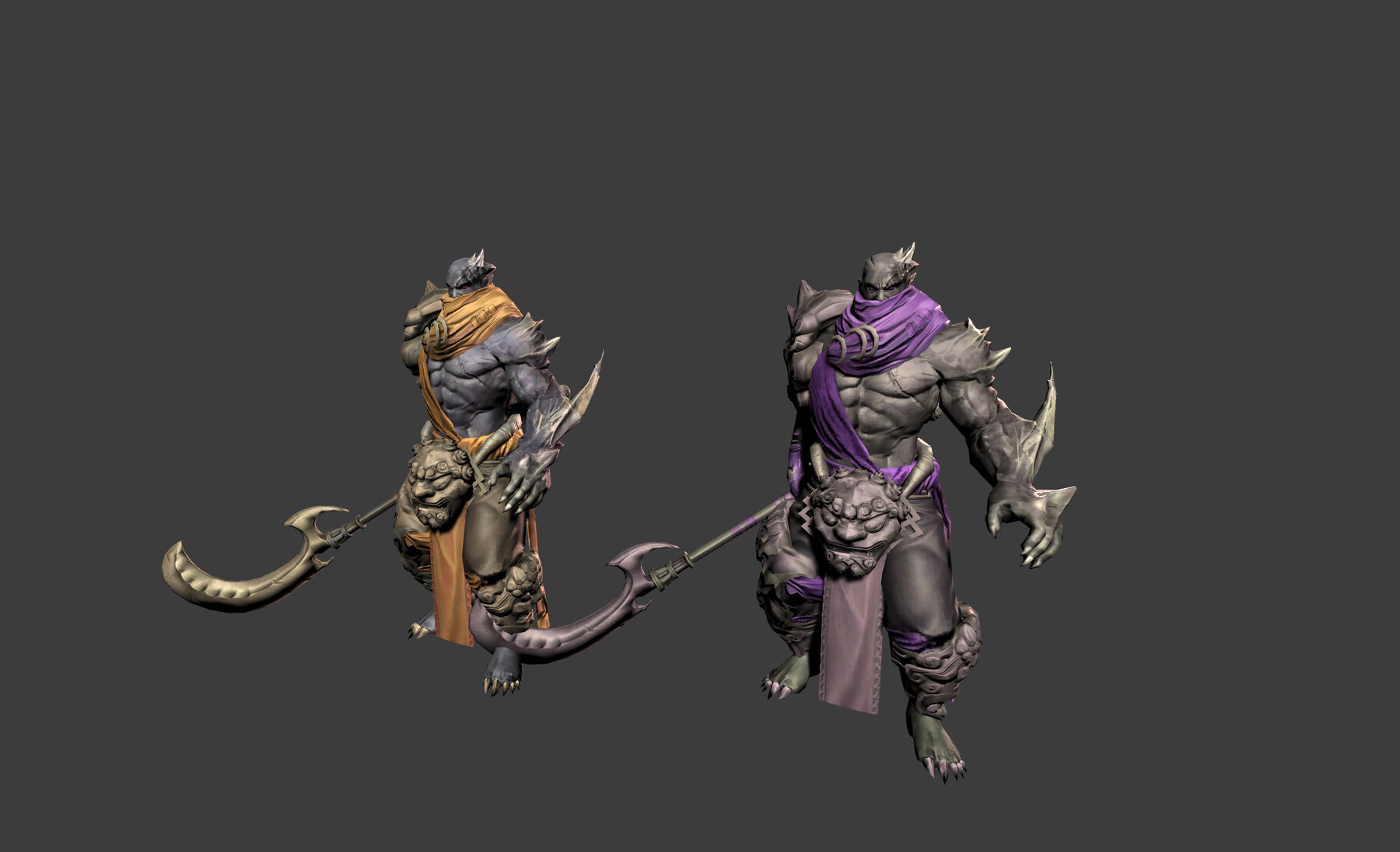 ArtStation - Demon Mutant Wizard | Game Assets