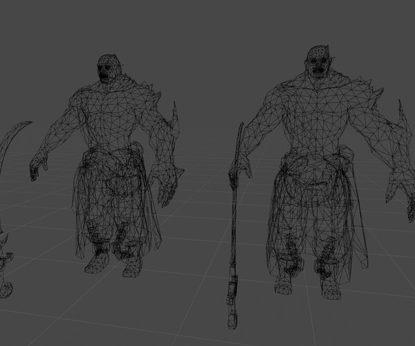 ArtStation - Demon Mutant Blade | Game Assets