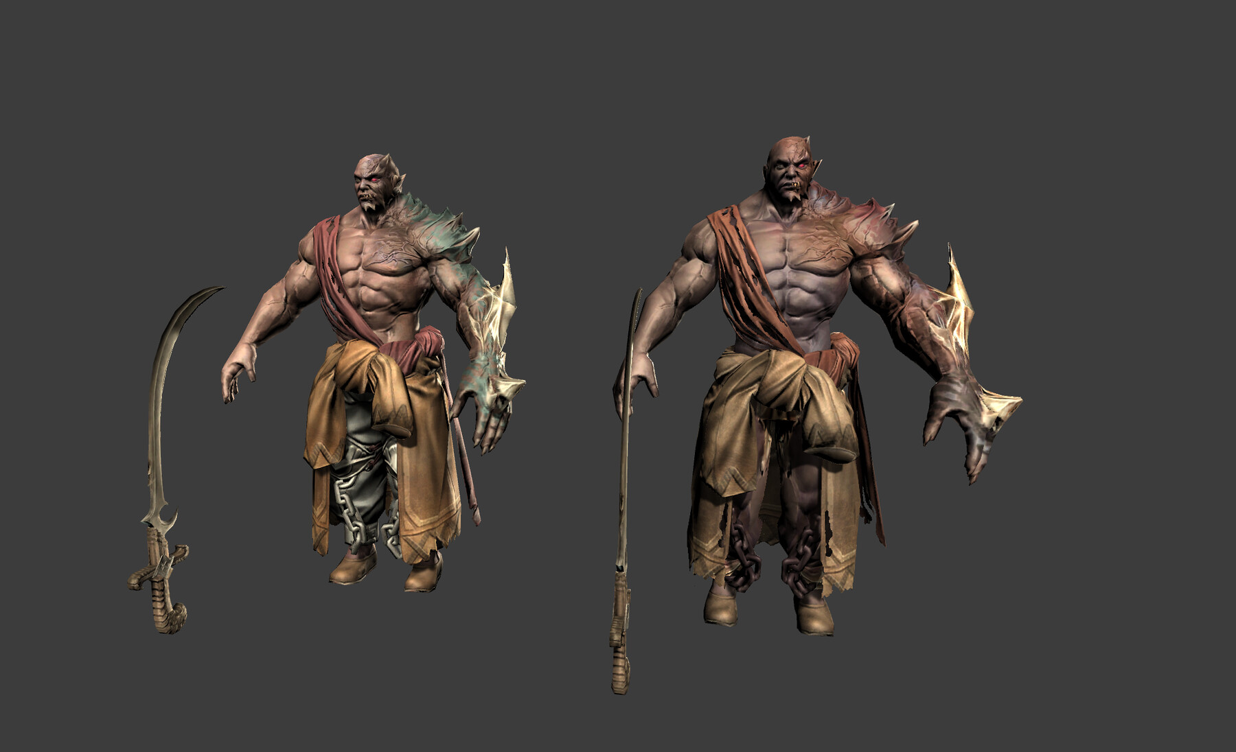 ArtStation - Demon Mutant Blade | Game Assets