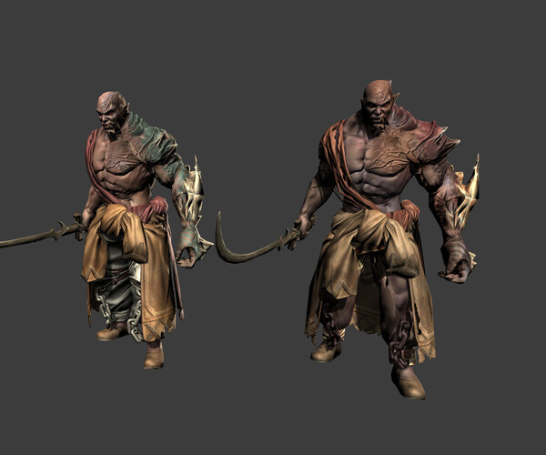 ArtStation - Demon Mutant Blade | Game Assets