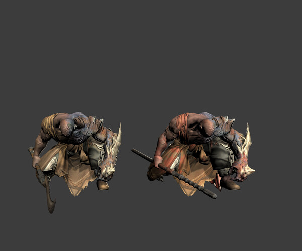 ArtStation - Demon Mutant Stick | Game Assets