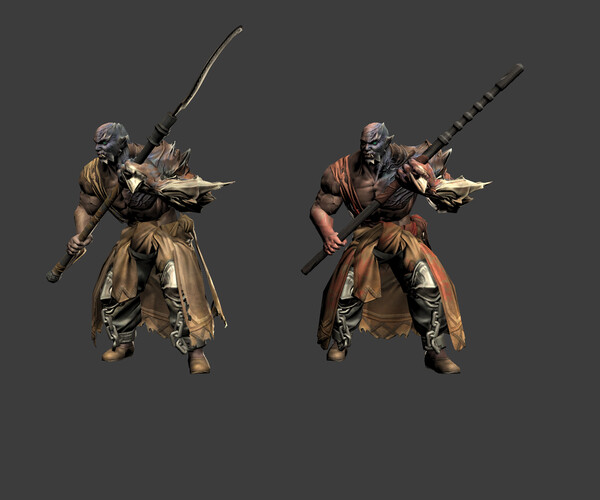 ArtStation - Demon Mutant Stick | Game Assets