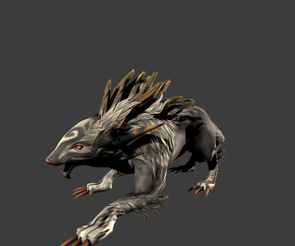 ArtStation - Raccoon Dog Animal Mutant | Game Assets