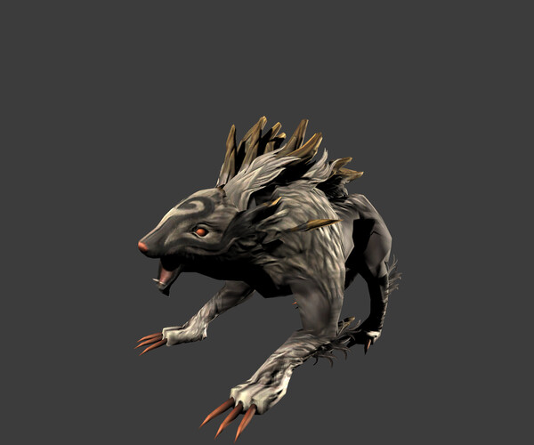 ArtStation - Raccoon Dog Animal Mutant | Game Assets