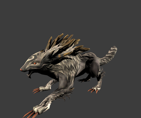 ArtStation - Raccoon Dog Animal Mutant | Game Assets