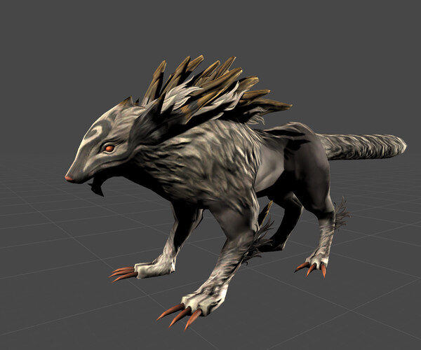 ArtStation - Raccoon Dog Animal Mutant | Game Assets