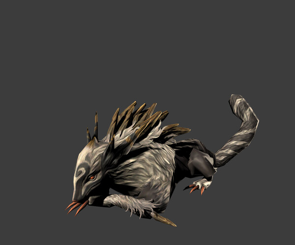 ArtStation - Raccoon Dog Animal Mutant | Game Assets
