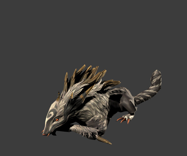 ArtStation - Raccoon Dog Animal Mutant | Game Assets