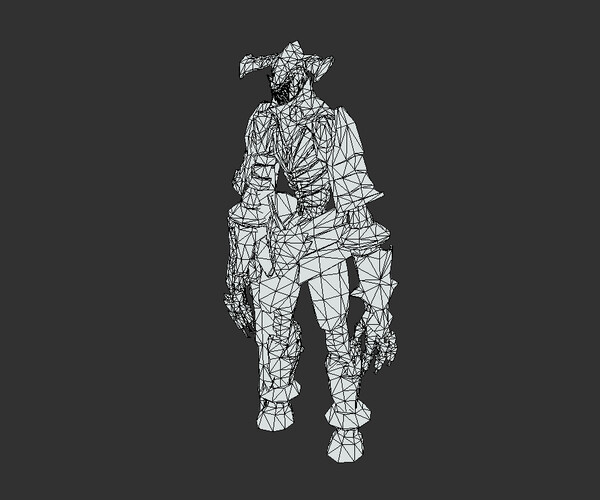 ArtStation - Demon Skeleton Mutant | Game Assets