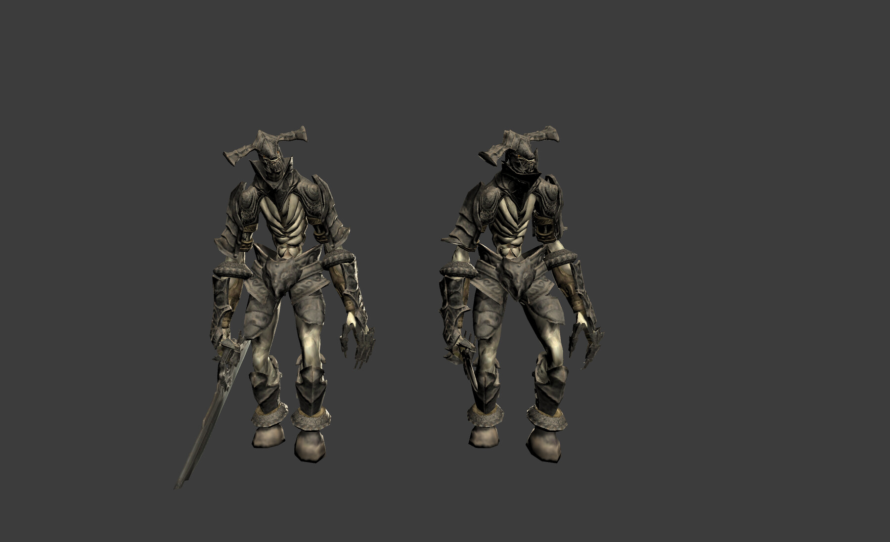 ArtStation - Demon Skeleton Mutant | Game Assets