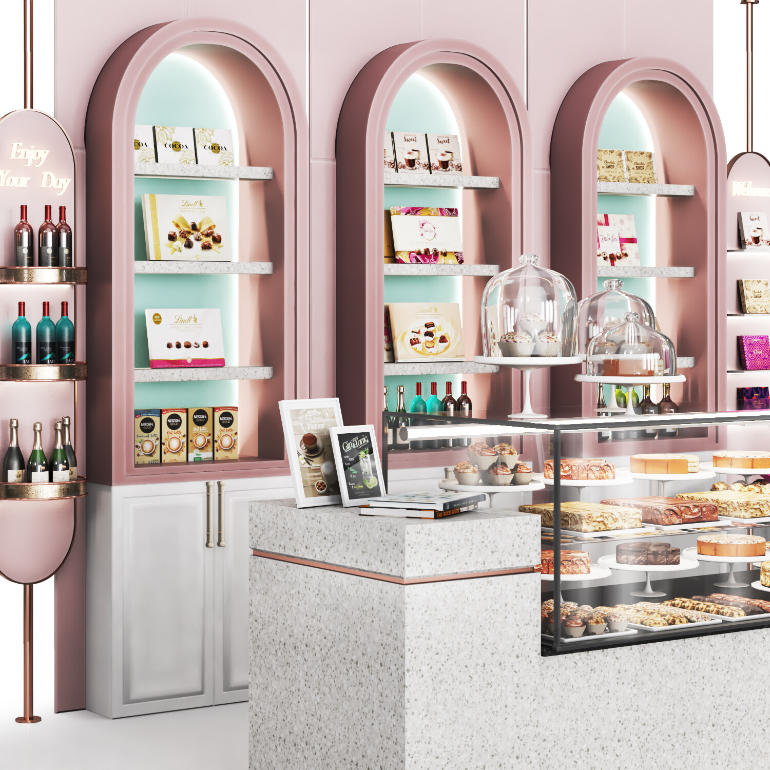 ArtStation - cafe, bar, confectionery, restaurant, bakery, pastry ...