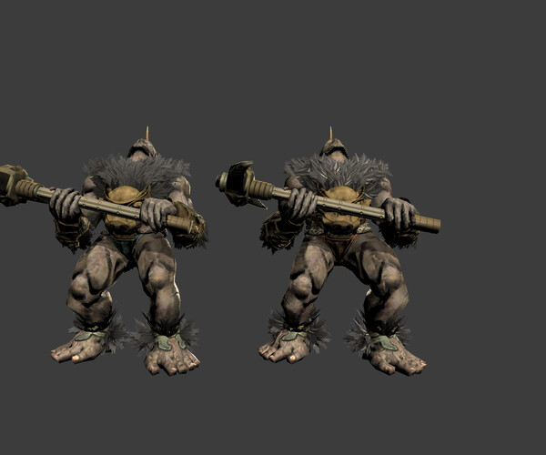 ArtStation - Mutant Orc Warrior | Game Assets