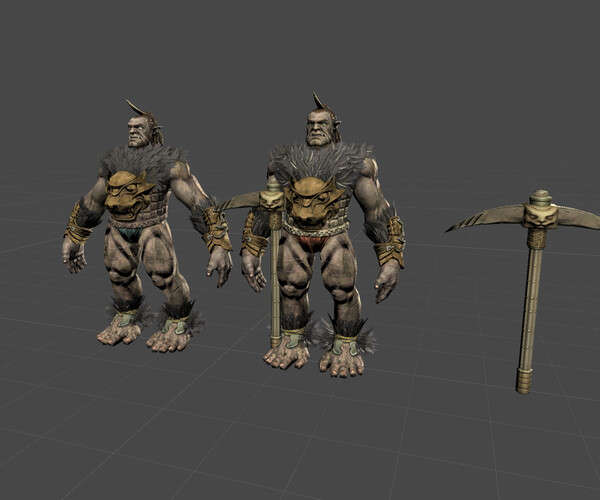 ArtStation - Mutant Orc Warrior | Game Assets