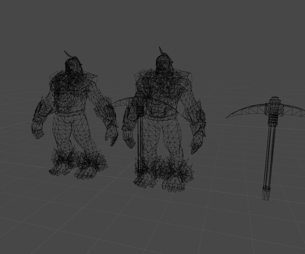 ArtStation - Mutant Orc Warrior | Game Assets