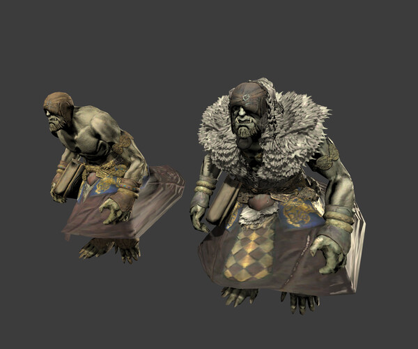 ArtStation - Mutant Orc Wizard | Game Assets