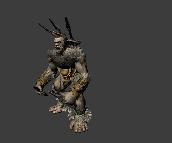 ArtStation - Mutant Orc Assassin | Game Assets