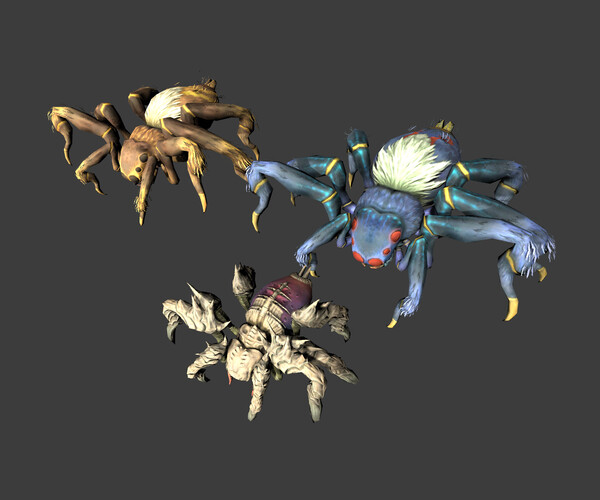 ArtStation - Alien Spider Beast Mutant | Game Assets
