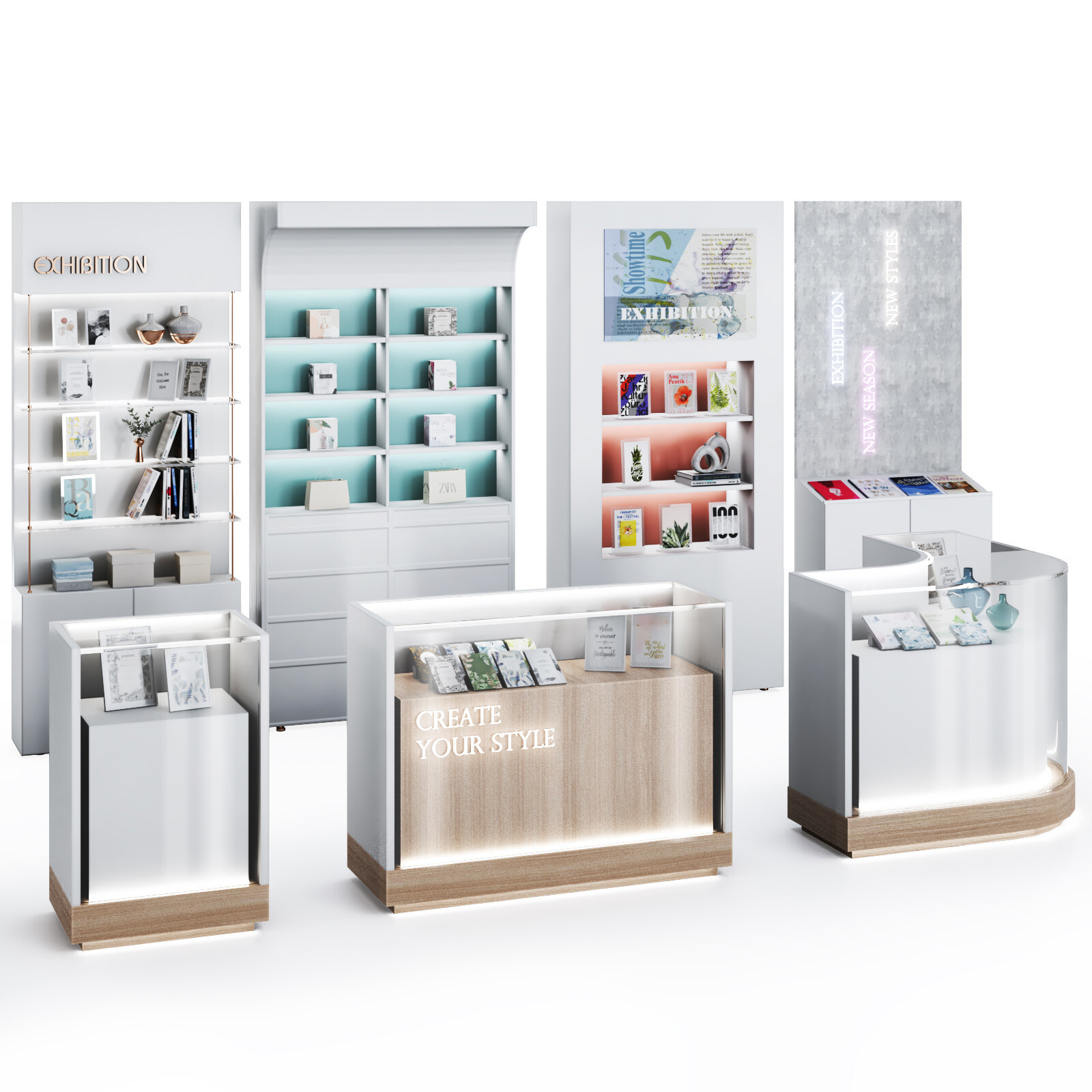 ArtStation - store, shop, showcase, exhibition, advertisement, gallery ...