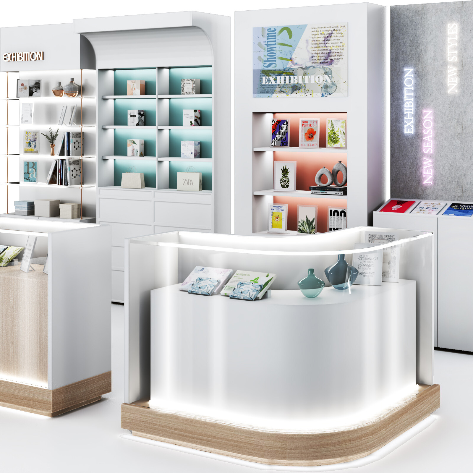 ArtStation - store, shop, showcase, exhibition, advertisement, gallery ...