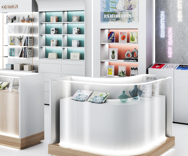 ArtStation - store, shop, showcase, exhibition, advertisement, gallery ...