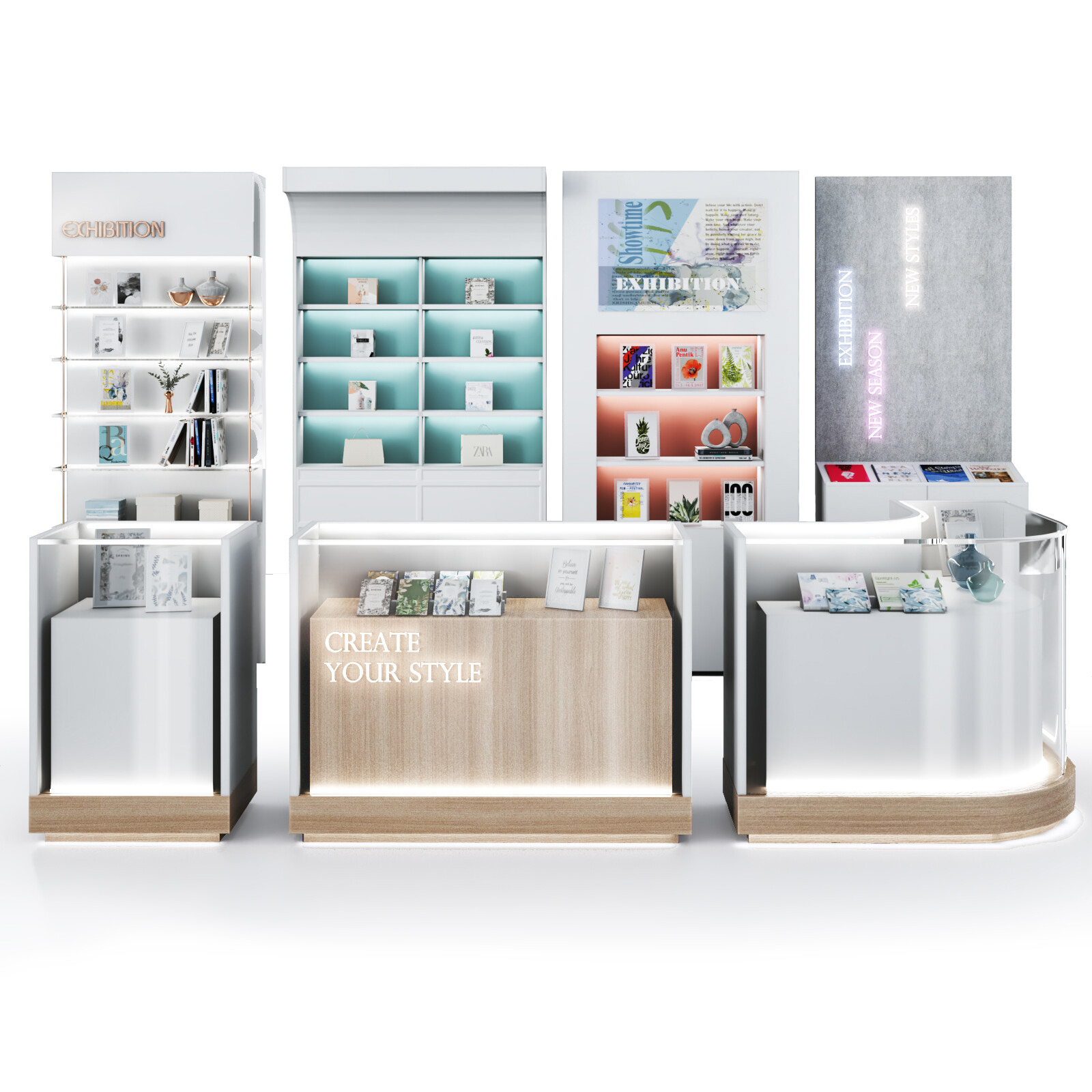 ArtStation - store, shop, showcase, exhibition, advertisement, gallery ...