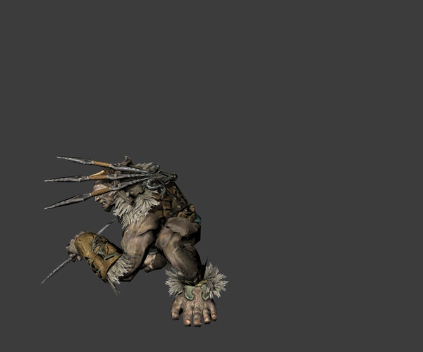 ArtStation - Mutant Orc Assassin | Game Assets