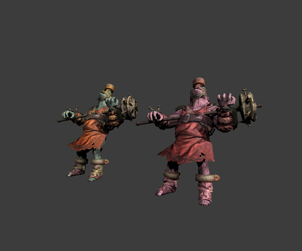 ArtStation - Mutant Troll Fighter | Game Assets