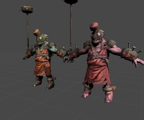 ArtStation - Mutant Troll Fighter | Game Assets