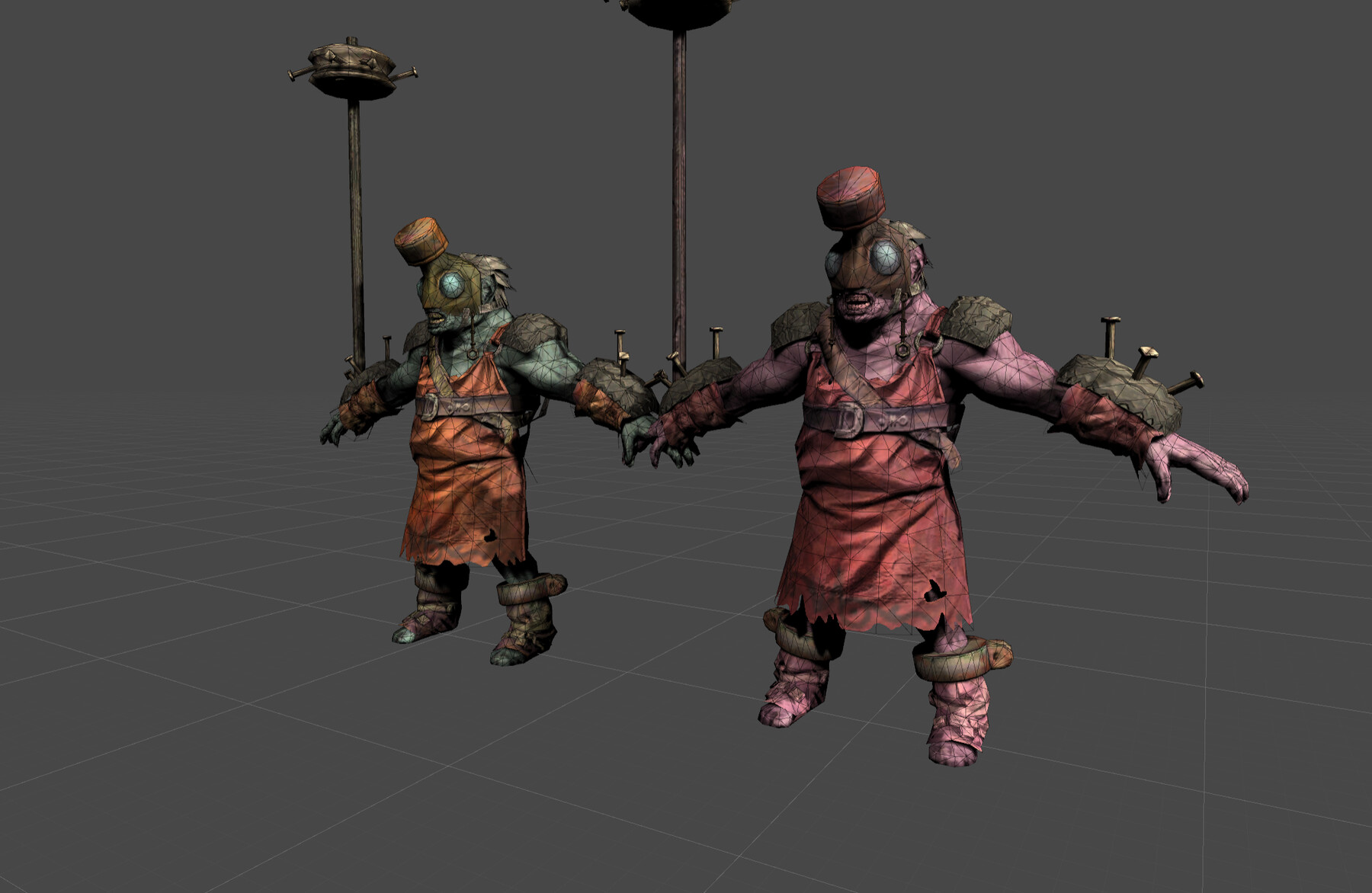 ArtStation - Mutant Troll Fighter | Game Assets